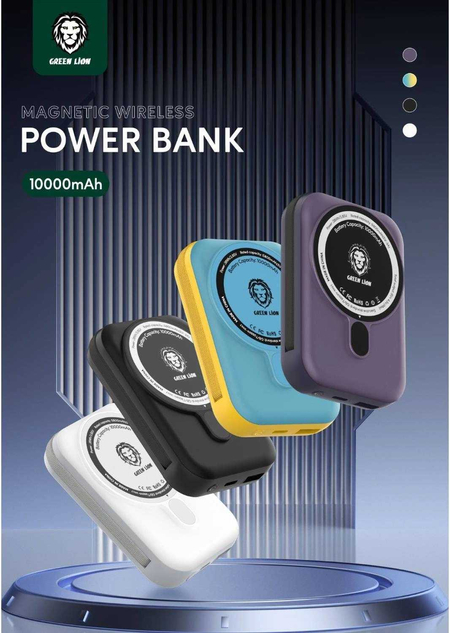 Внешний аккумулятор Green Lion Monaco MagSafe Power Bank 10000mAh