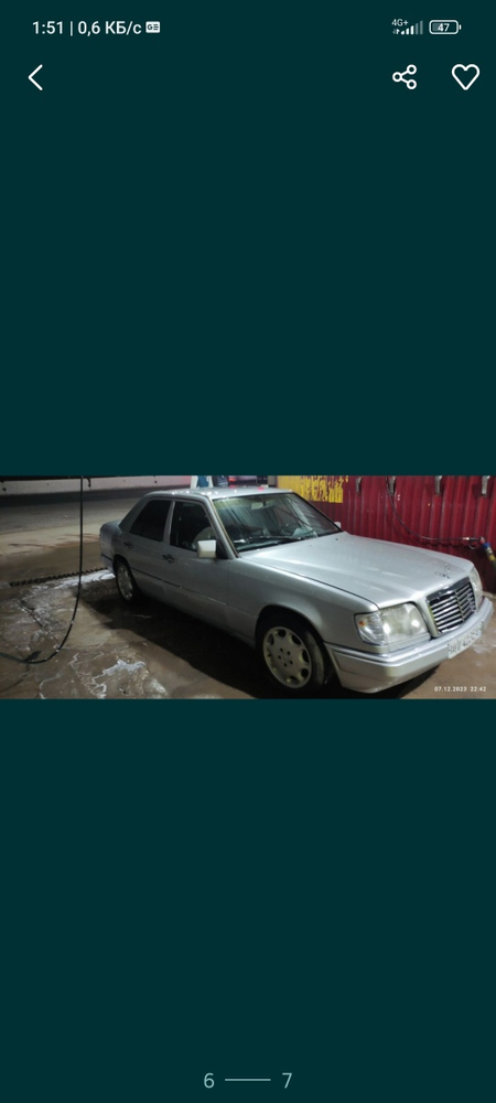 W124 E230  m102 2,3l  1989yil xolati yaxshi