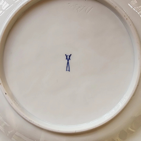 Старинное блюдо Meissen