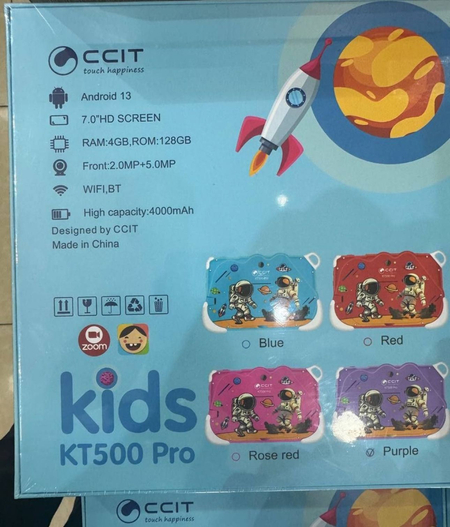 Bolalar plansheti CCIT KT 500 Pro, 4/128 GB,
Детский умный планшет