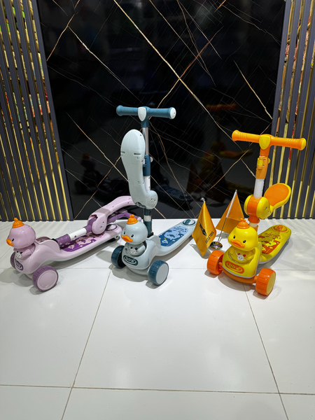 2в1 Складной самокат Castle Toys uz с музыкальной