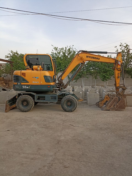 Мини 55 Hyundai экскаватор