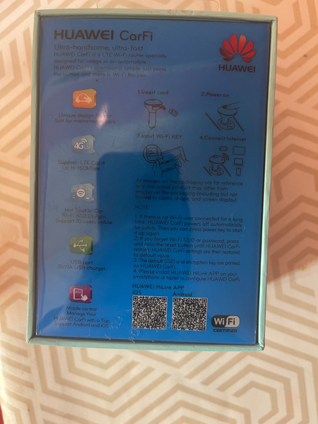 LTE.Wi Fi router для автомобиля HUAWEI 150Mbps