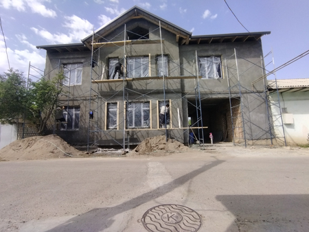 Saboq va stayashka plastir qilamiz