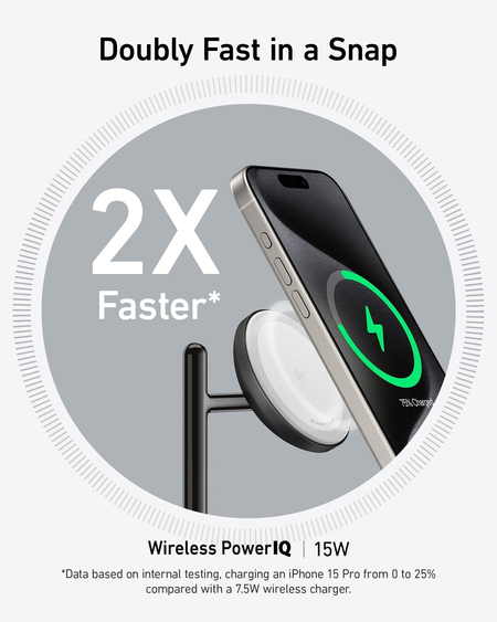 Anker MagGo Qi2 3 in 1 Wireless Charging