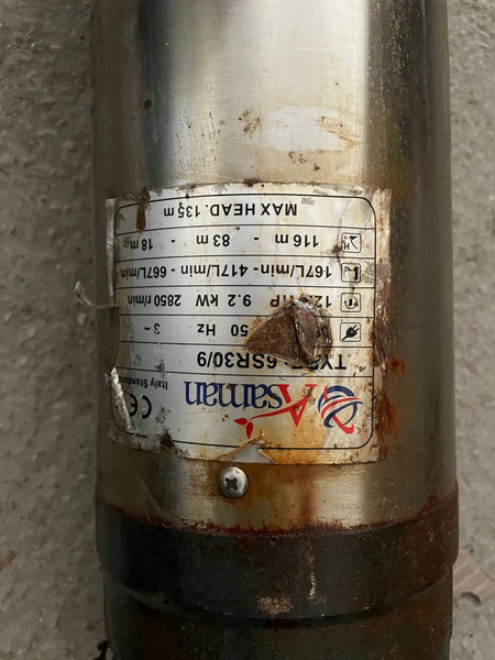 ASAMAN Глубинный насос 9.2 kW 2850 r/min сотилади. Сув насос