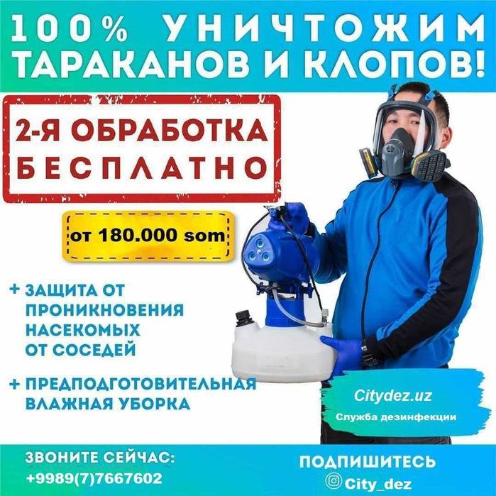 Дератизация Дезинсекция Дезинфекция