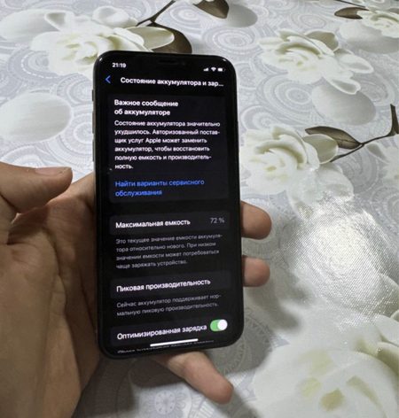 Iphone Xs tur ton fes iwlid