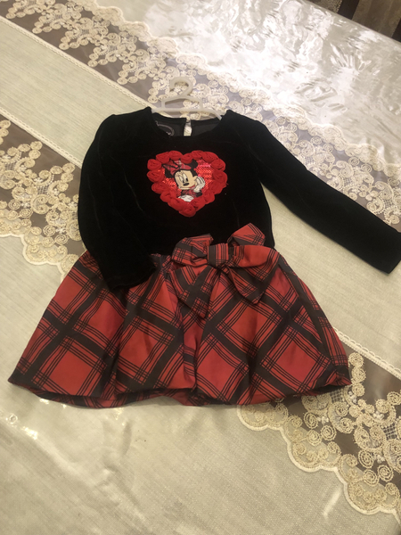 Koyne platya disney qzlar ucun orginal
