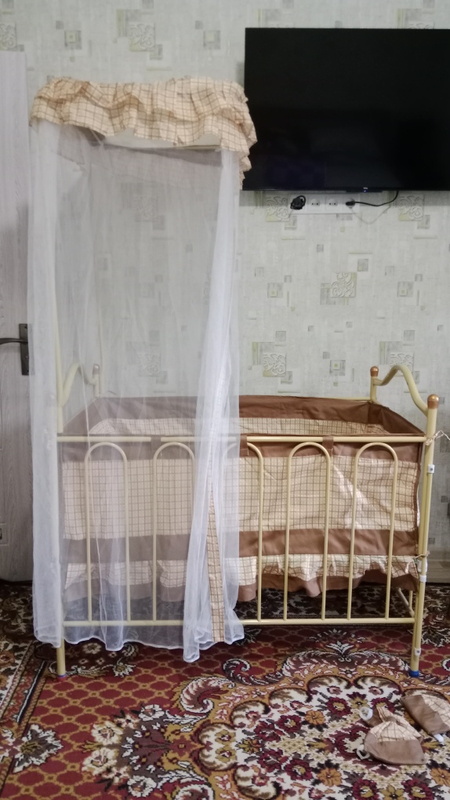 Продам детскую кроватку с люлькой