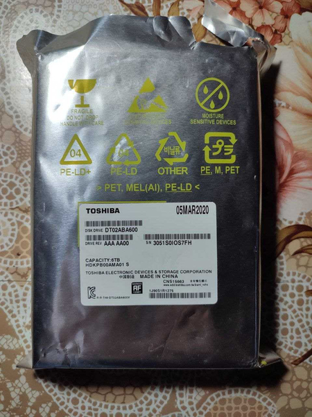 Toshiba 6 TB жесткий диск
