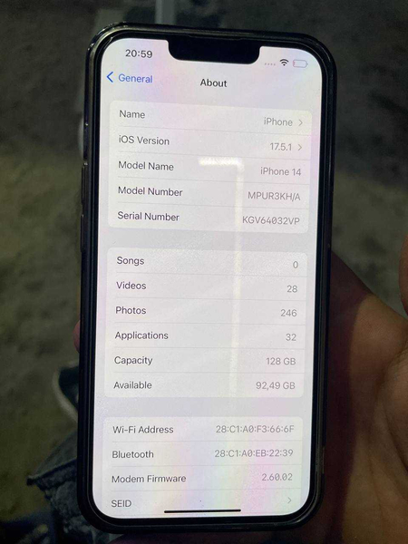 iPhone14 90 Yomkost