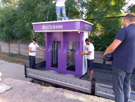 будки для банкоматов Bankomat butkasi