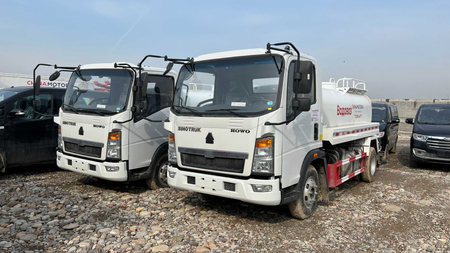 ВОДОВОЗ HOWO 5 куб чегирма нархларда сотилади. Faw/Isizu/Dongfeng/Zil