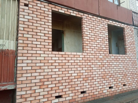Кладка балконов, Решётка, Казырёк