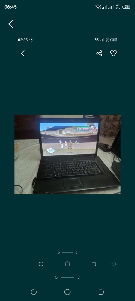 Compaq 610 Notbook sotiladi 700.000-soʻmga sotiladi