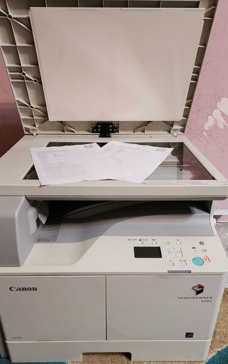 Canon iR 2202 A3 A4 Farmat Printer Skaner Kseryakopya Xolati Tiniq