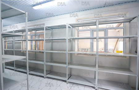 Arxiv prefabrik metall tokchalar, omborxona tokchalari