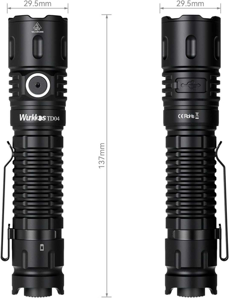Налобный перезаряжаемый фонарь Sofirn HS20 2700 lumen на аккумуляторе
