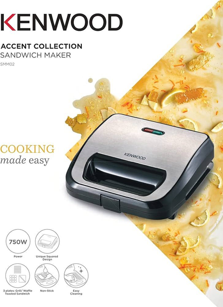 Сэндвич-мейкер Kenwood SM02.000SI