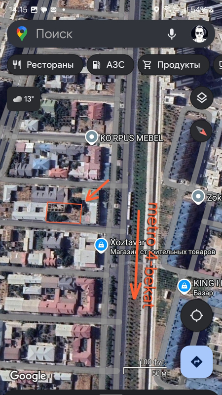 Yangi hayot tumani 2 sotokdan yer sotiladi MAKLERSIZ bez makler