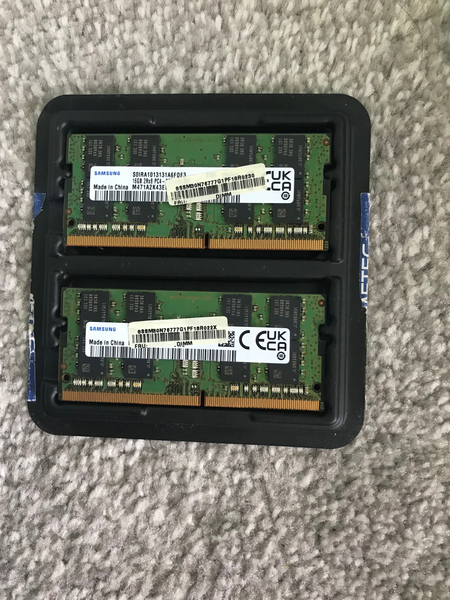 32Gb Samsung 3200mhz SODIMM, 2x16Gb = 32Gb, 2Rx8, RAM, озу комплект