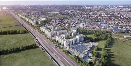 Новостройка Maftun Makon Янги Узбекистан 2/3/4 62,23 м²=
