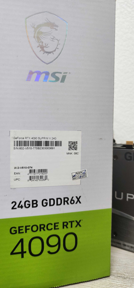 Продаеться MSI RTX 4090 SUPRIM X [24G GDDR6X DLSS 3.0]