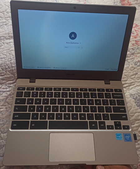 Samsung netbuk. Chrome.