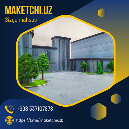 Maketchi.UZ sizga mahsus model макет dekor proektlarni yasab beramiz