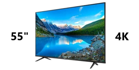 скидка 40% SAMSUNG 45 смарт андройд 4K с голосовой пултом доставка ест