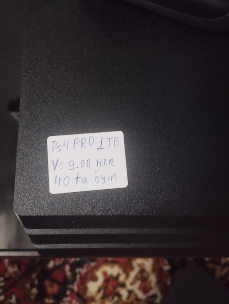 PlayStation 4 Pro 1 terabayt V:9.00 +40 ta oyin+6 oy garantiya