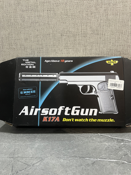 Игрушечный пневматический металлический пистолет Airsoft Gun k17a