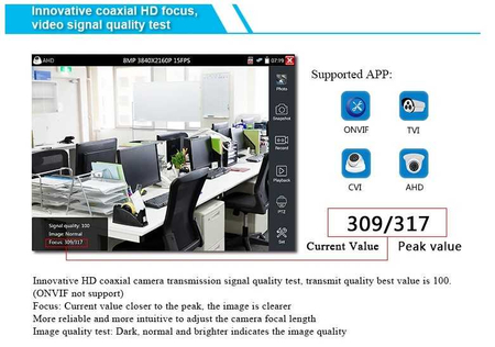 Тестер IP камер IPC-1800ADH Plus (4K/WiFi)