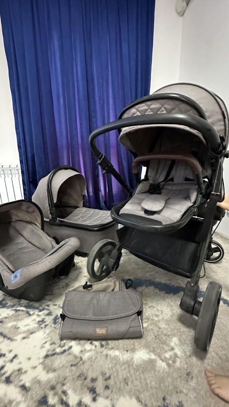 Коляска Nuovita Edel 3 в 1 с автокреслом