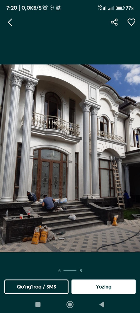 Lepka tyaga gips va fasadniy gipsdan tiyaga sexda ishlab chiqaramiz