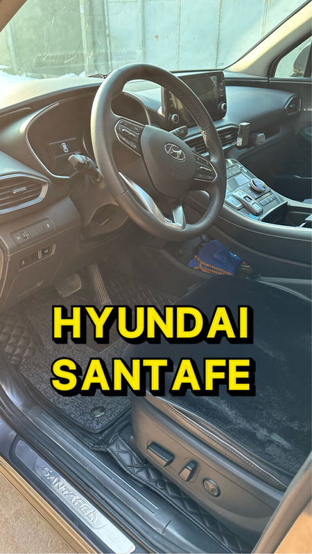9D polik / коврики для Hyundai Santa Fe