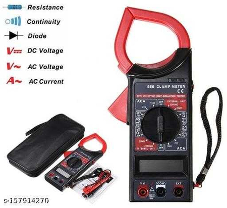 Meco DT-266 Digital Clamp Multimeter Auto Ranging Amp Current Volta