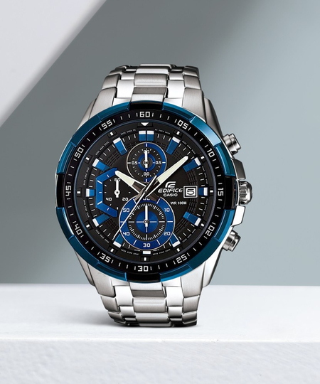Мужские кварцевые часы Casio Edifice со светящимся покрытием и секундо