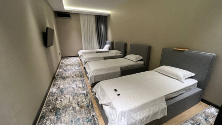 Новая Хай-тек дача Hilton в Чарваке