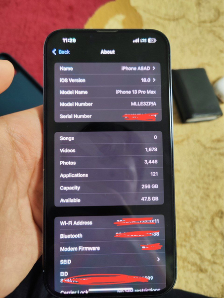 iphone 13 pro max 256
