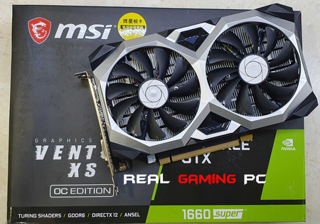 6 месяцев гарантия! MSI Ventus GTX 1660 Super 6GB 192BIT refurbished