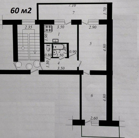 Метро Ойбек ,2/3/4. 60м2  Цум. Срочно Продам квартиру срочно