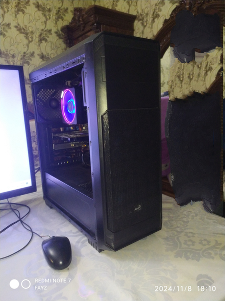 RYZEN 7 2700X , ASUS B450M , Kingston 16Gm , NVME Crussial 500Gb , 800