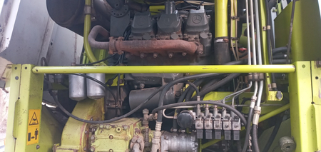 Claas jaguar 820 kemper 345