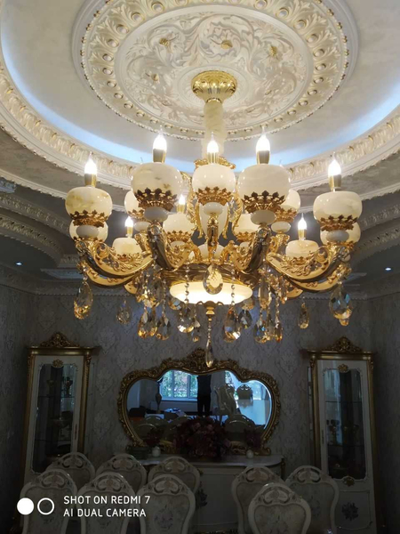Установка галоген люстры led-телевизор