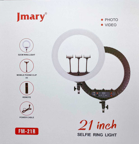 Led Lampa Jmary FM 21R + Shtativ Jmary MT75 /светодиодная лампа