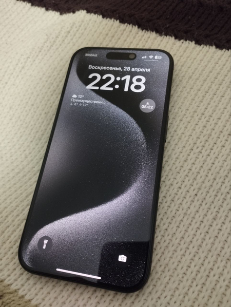 Iphon 15 pro Black titanium 128 GB. идеальное состояние. Емкость 100%