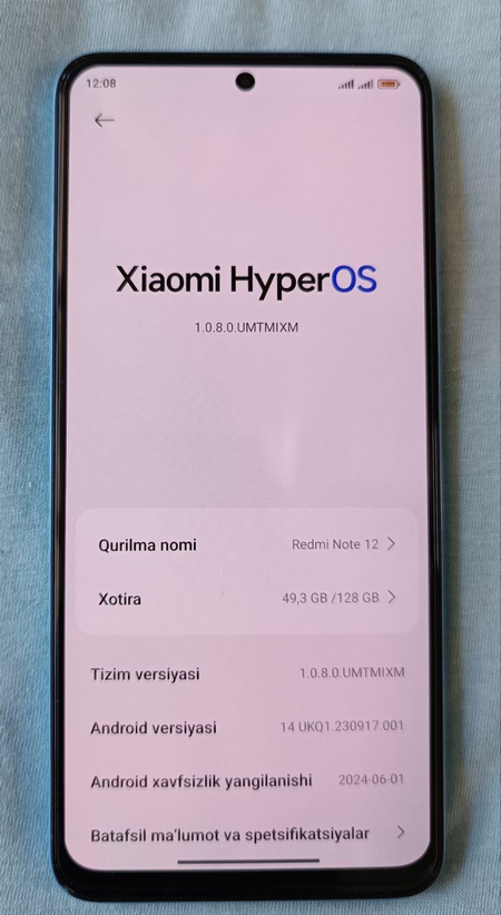 Redmi note 12 sotiladi