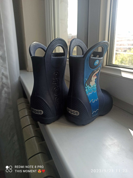 Crocs оригинал, детские резиновые сапоги